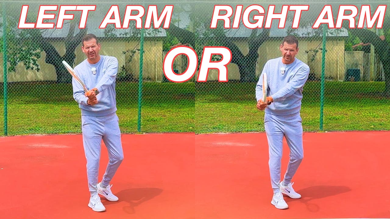 Left Arm vs Right Arm Dominant Two-Handed Backhands - Released YouTube ...