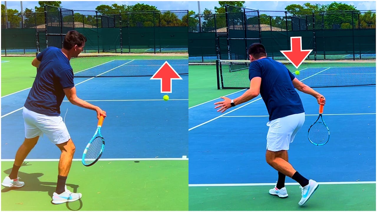 High vs Low - Baseline Tactics - Intuitive Tennis