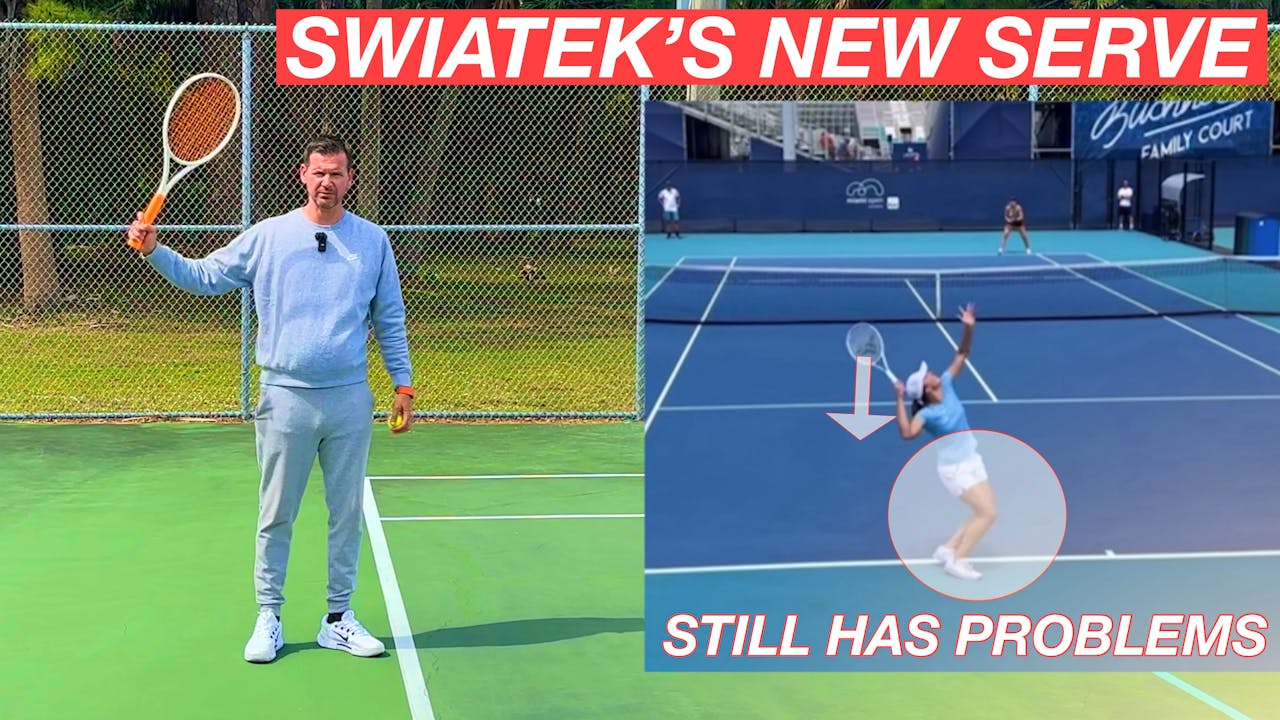 Iga Swiatek Serve Analysis New Vs Old Technique And Problem Areas Released Youtube Videos