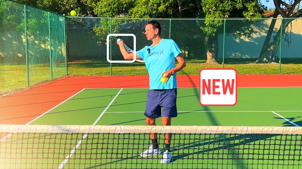 High Forehand Volley - Volley Problems - Intuitive Tennis