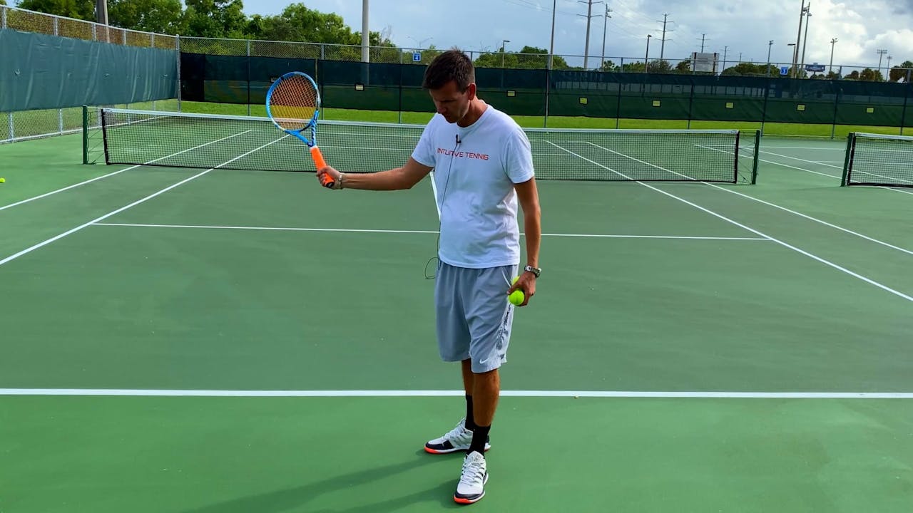 How to Hit Forehand Slice - Intuitive Tennis