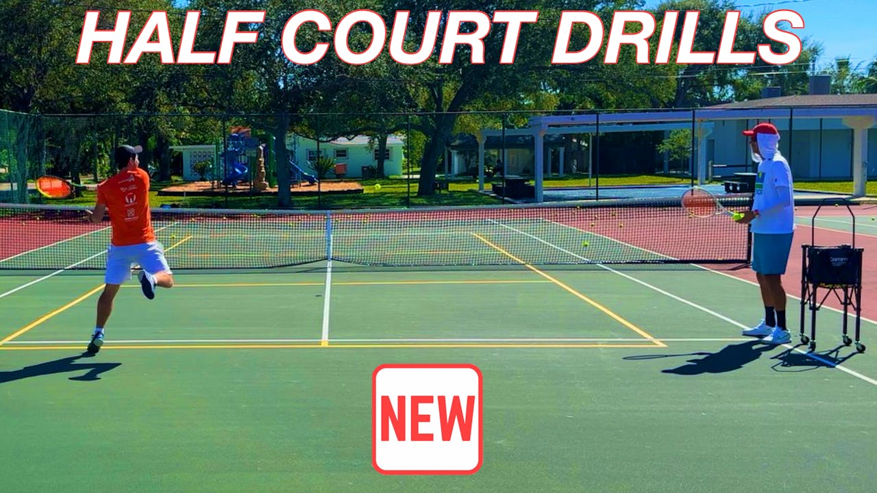 Half Court Drills - Groundstroke Drills - Intuitive Tennis