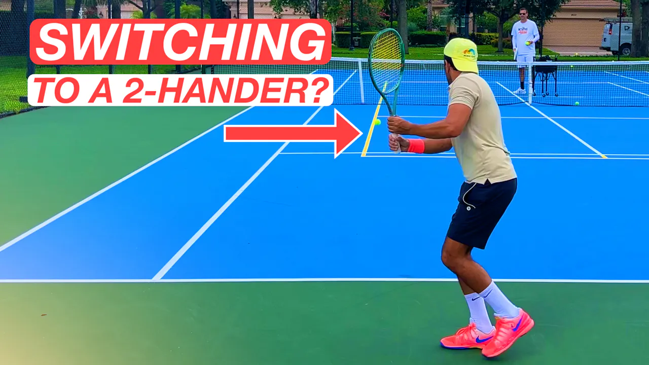 One-Handed vs Two-Handed Backhands at the Rec Level - Shamir's Comeback ...