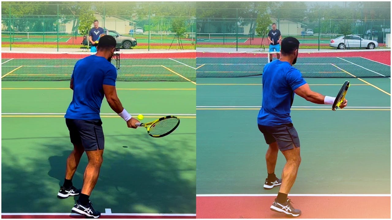 Forehand & Backhand Lesson - Teaching Bremen - Intuitive Tennis