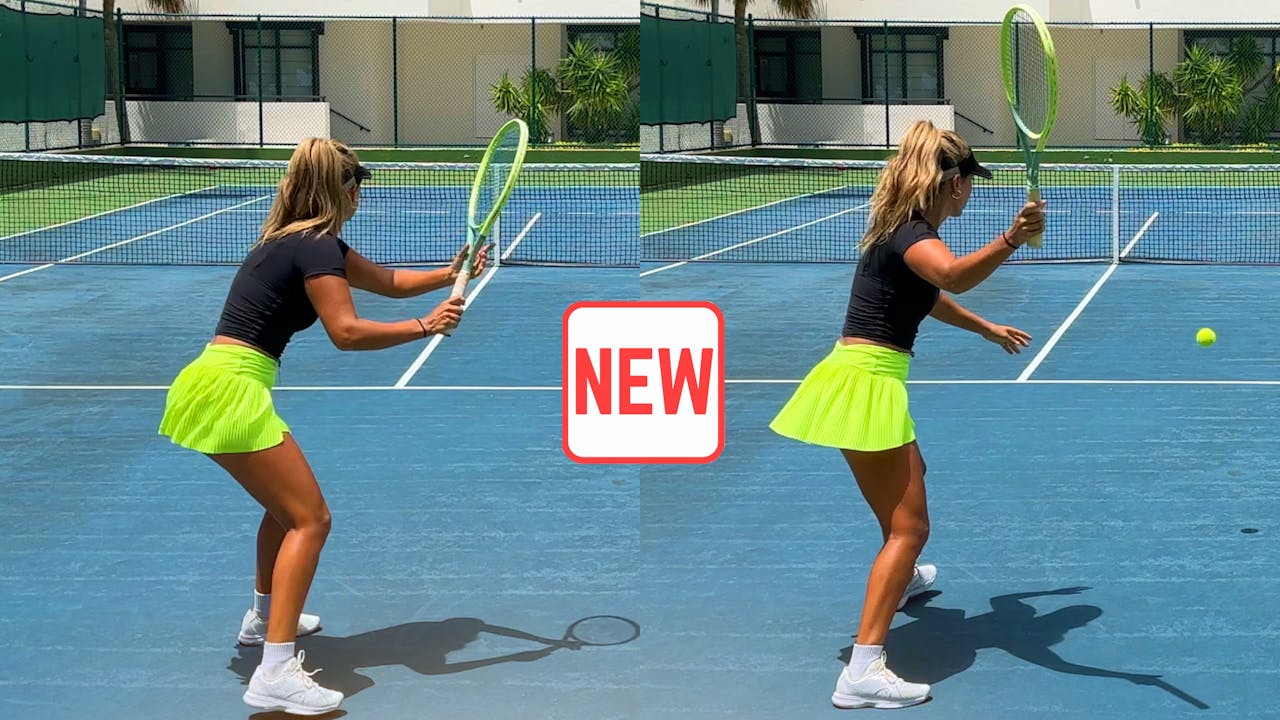 Forehand & Backhand Drop Shot Progressions - Teaching Sara - Intuitive ...