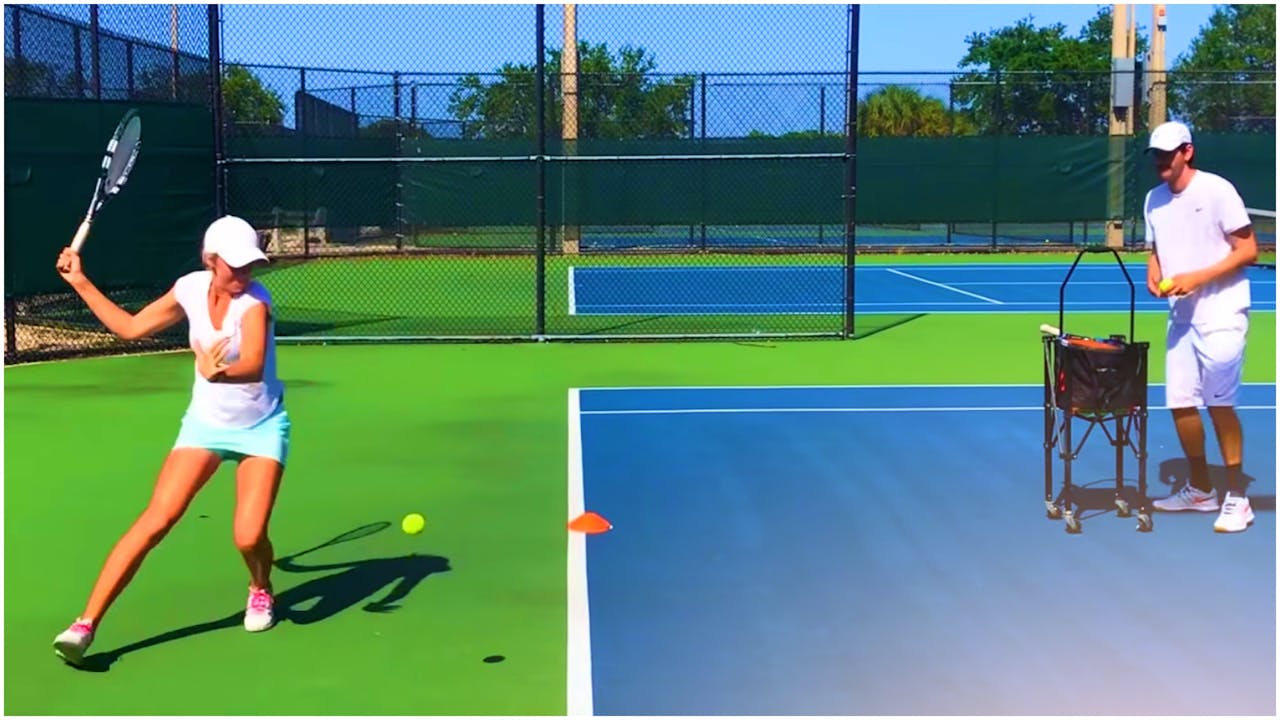 Drills with Ema Part 2 - Groundstroke Drills - Intuitive Tennis