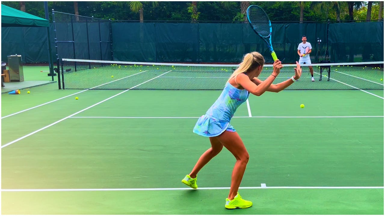 Drills with Ema Part 3 - Groundstroke Drills - Intuitive Tennis