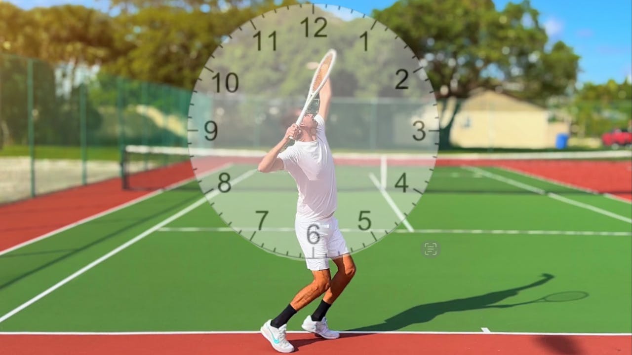 Serve Toss Clock Explained - Released YouTube Videos - Intuitive Tennis