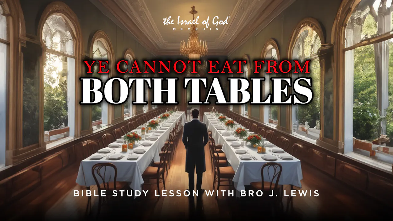 01252025 - IOG Memphis - Ye Cannot Eat From Both Tables - 2025 - The ...