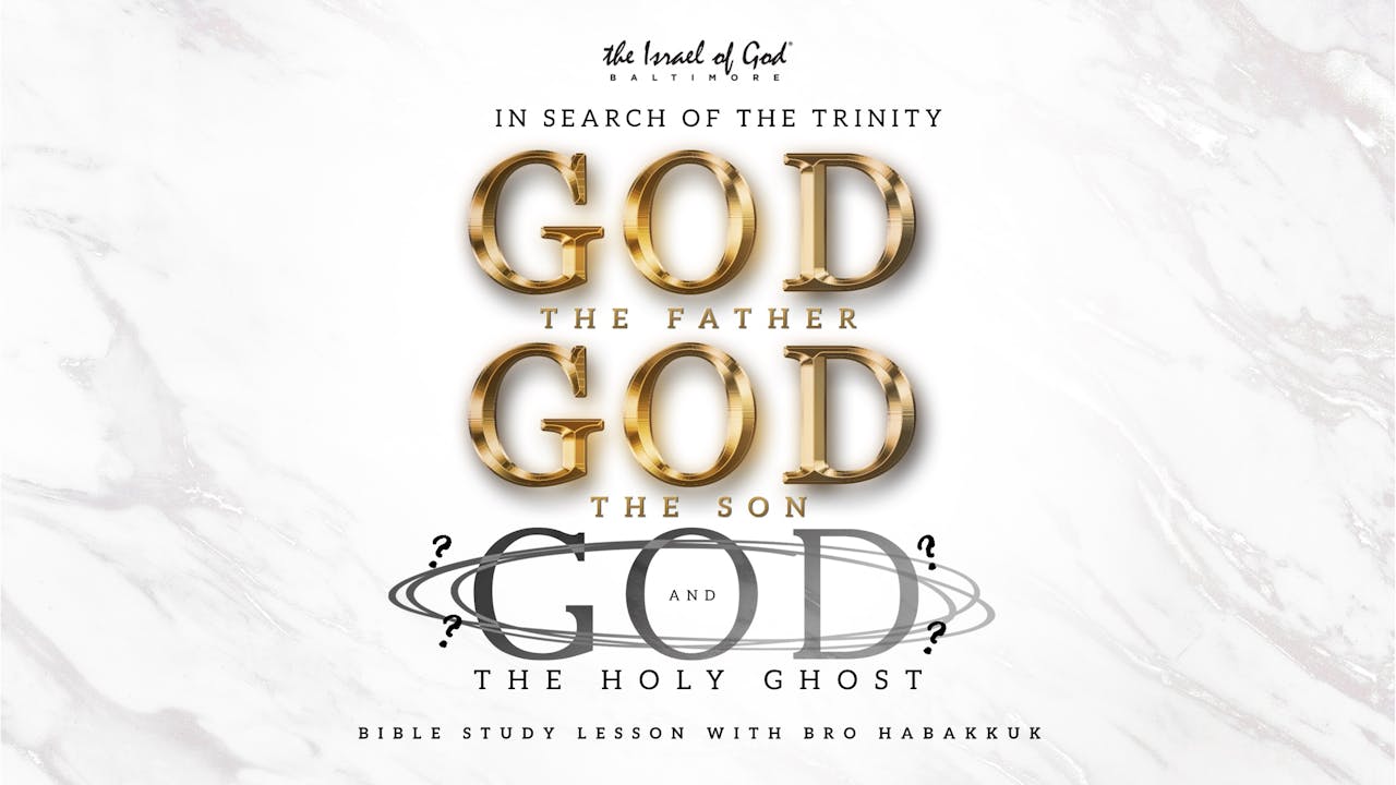 01152022 - IOG Baltimore - In Search of the Trinity: God the Father ...