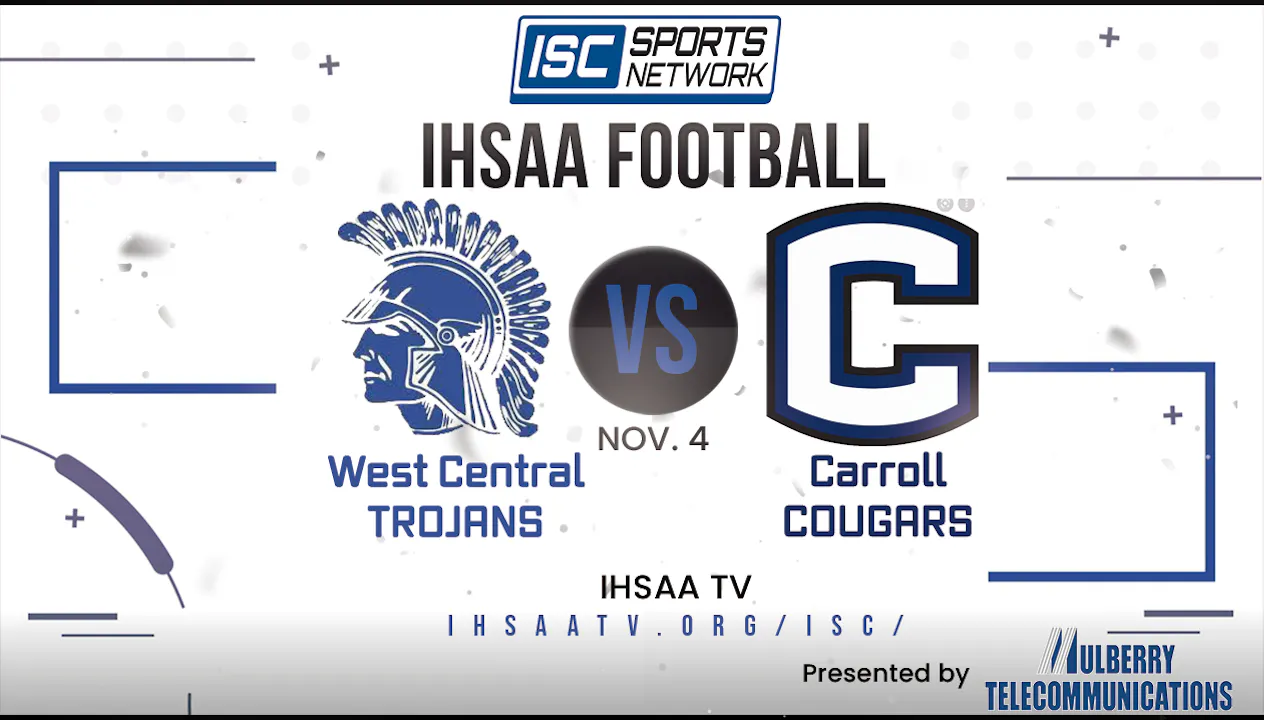 2022 IHSAA FB West Central at Carroll (Flora) 11/4 - ISC Sports Network
