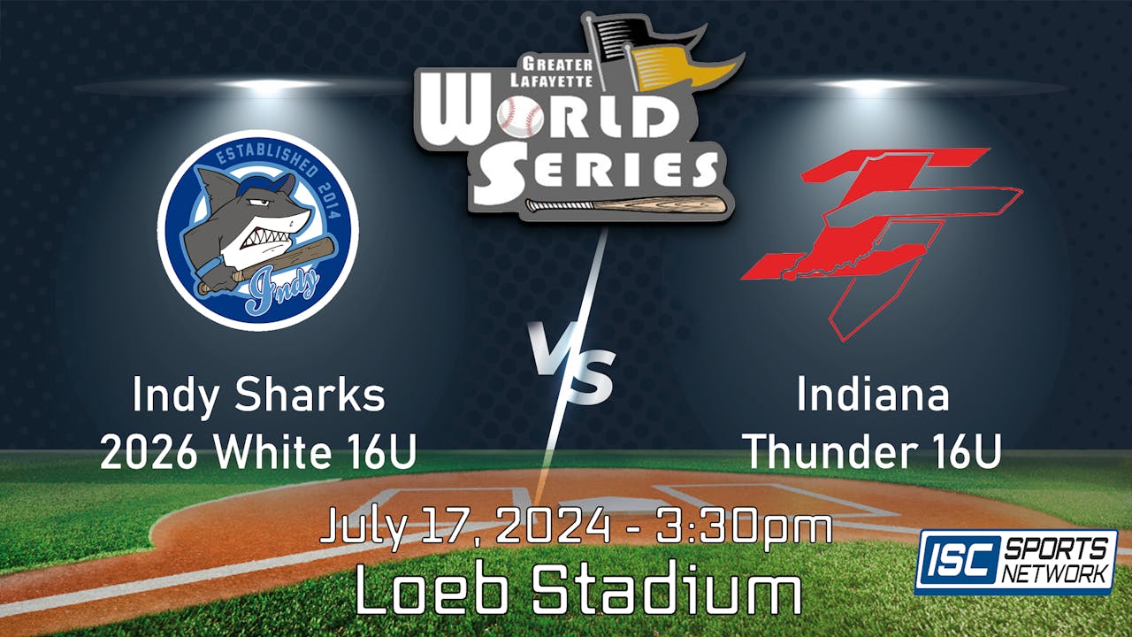 2024 GLWS BSB Indy Sharks (White) vs Indiana Thunder 16U 7/18 - 2024 ...