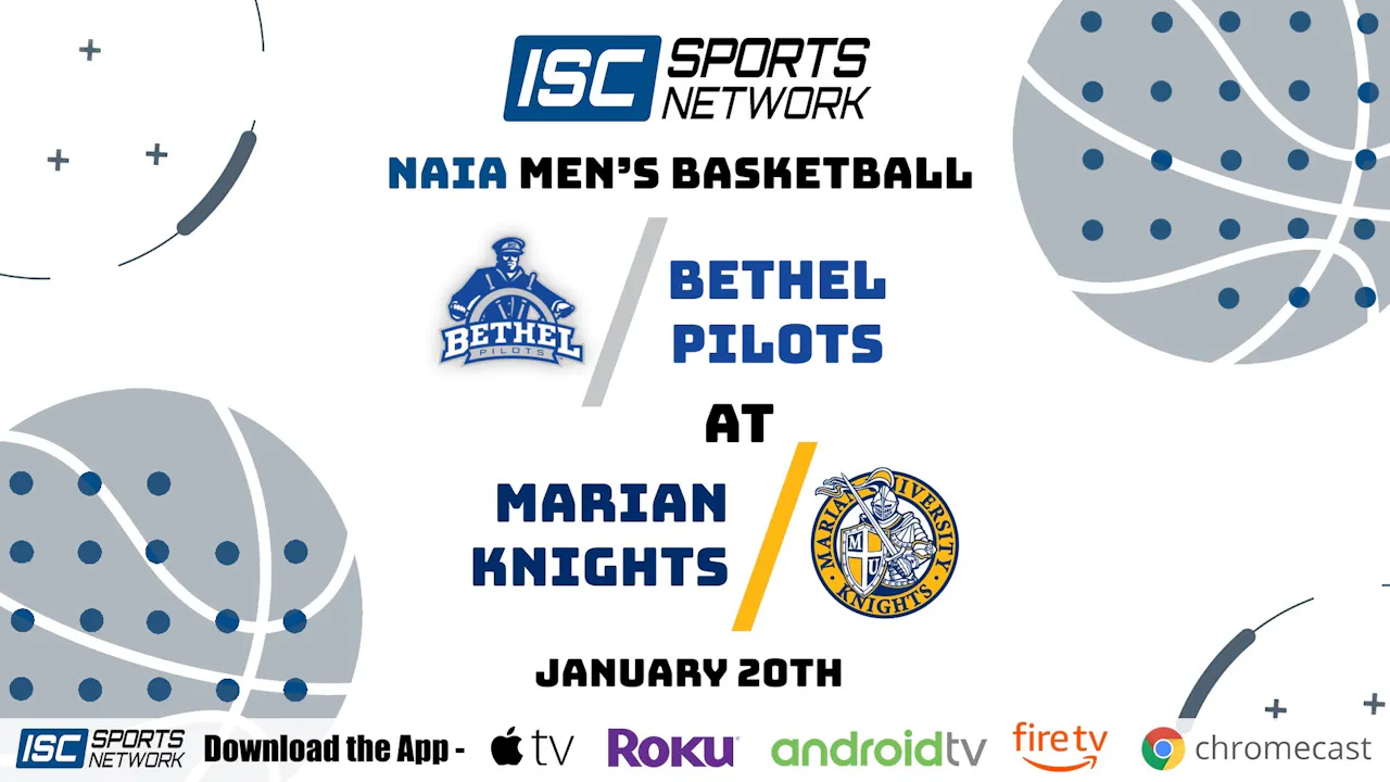2021 MBB Bethel at Marian 1/20 - 2020-21 Season - ISC Sports Network