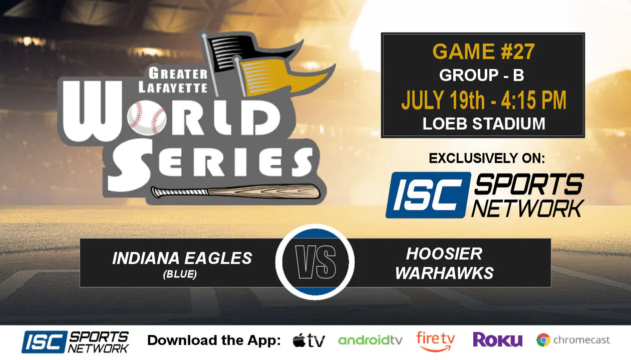 2019 GLWS BSB Indiana Eagles vs Hoosier Warhawks - ISC Sports Network