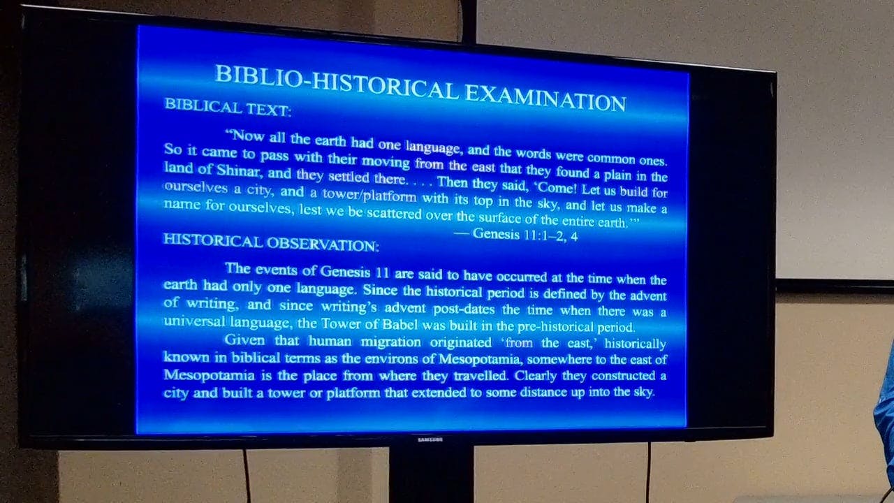 Archeology: Identifying the Post-Babel Dispersion - Is Genesis History?