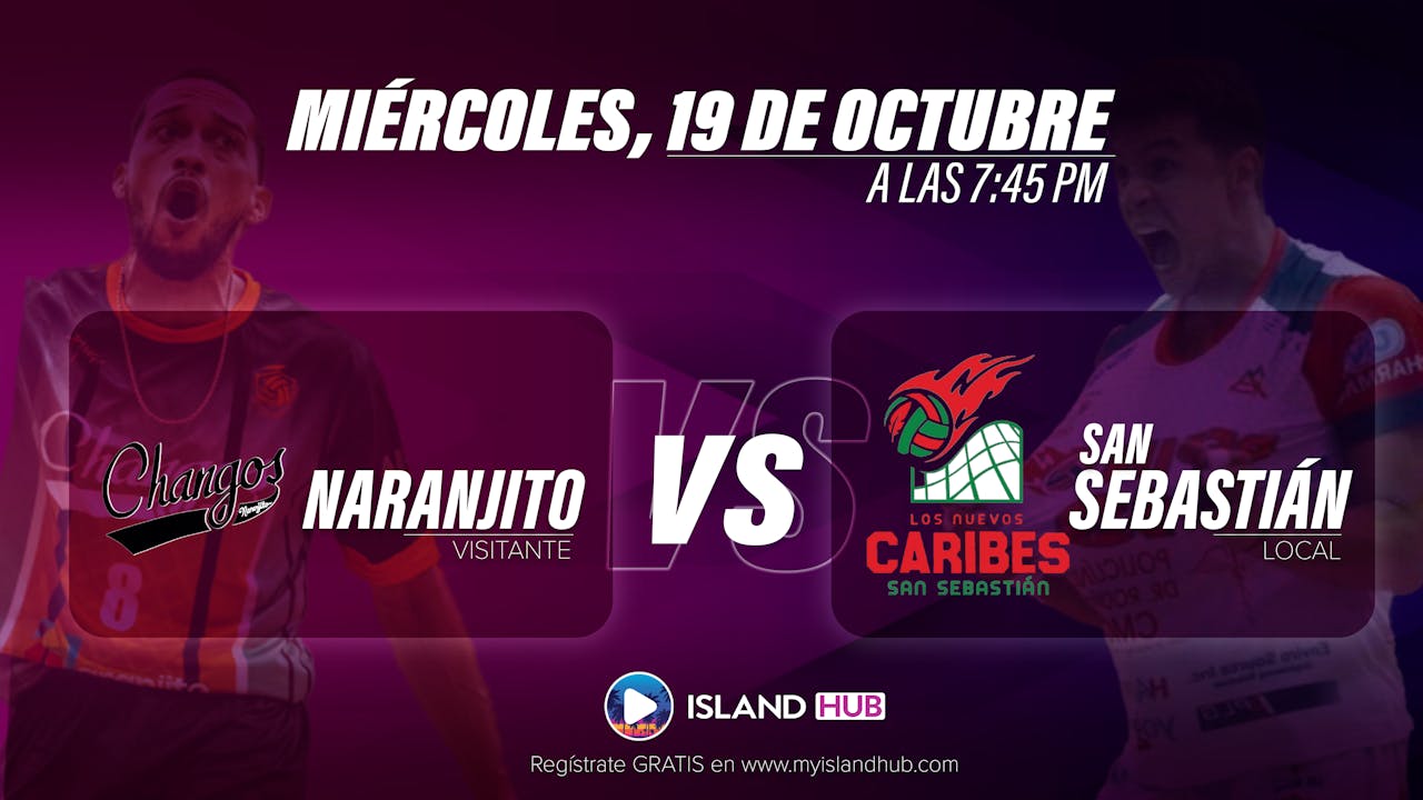 19 de Octubre - LIVE - Changos VS Caribes - Island Hub