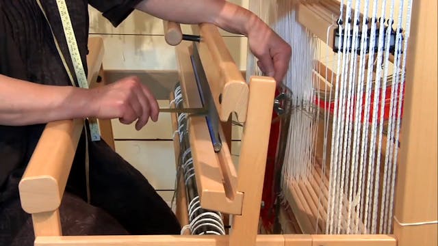 1.2.2 - Warping a Counter-balanced Loom, short silk warp - Season 1 ...