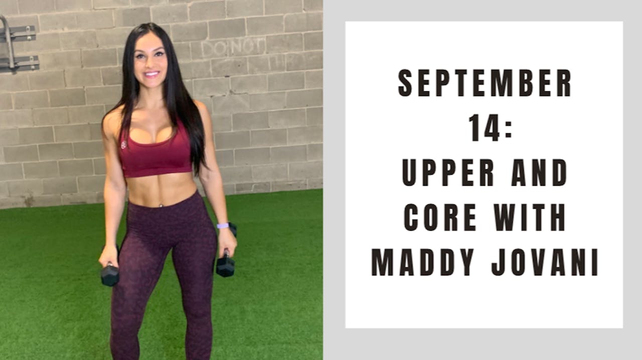 Upper and Core-September 14 - Workout Programs - All Access