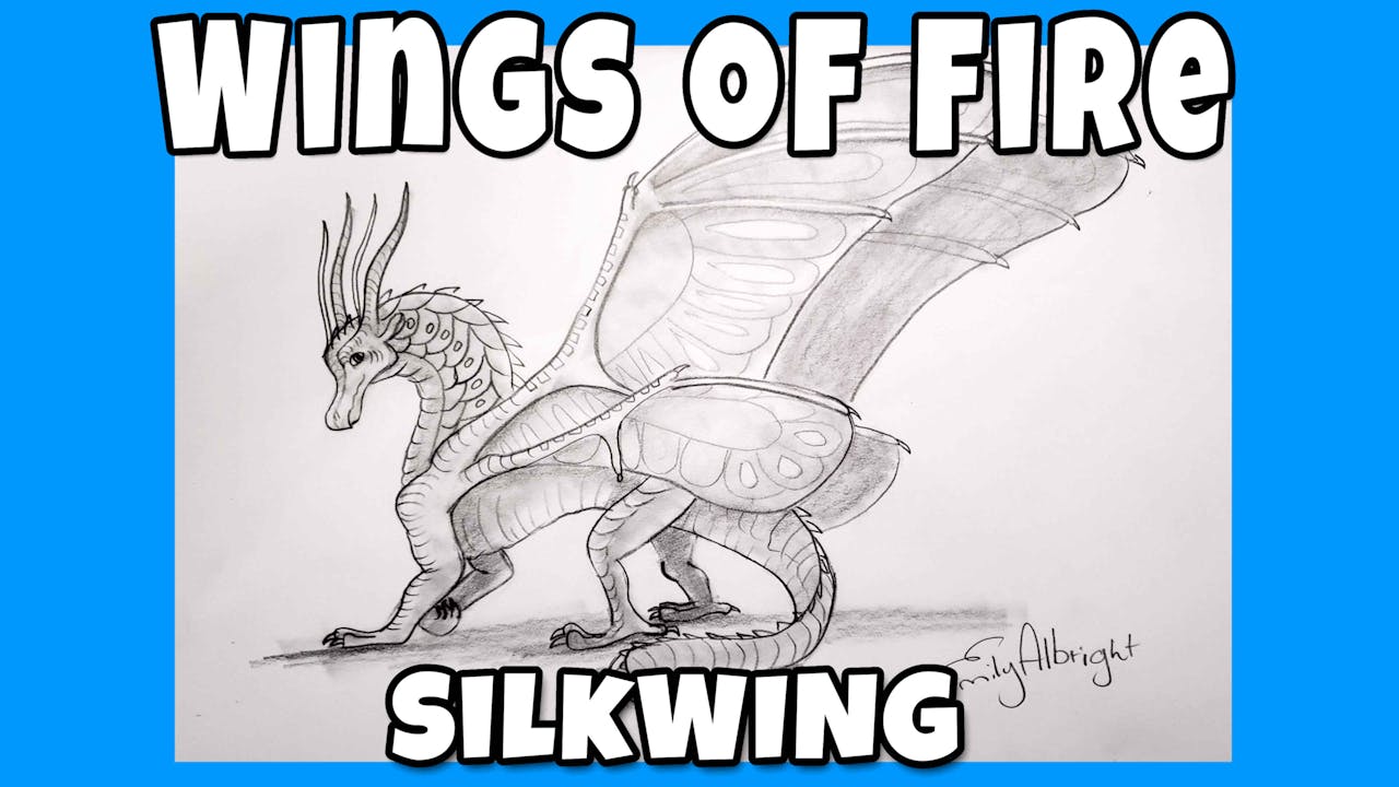 How to Draw SILKWING - Wings of Fire Dragon - Dragons Inspired by Wings ...