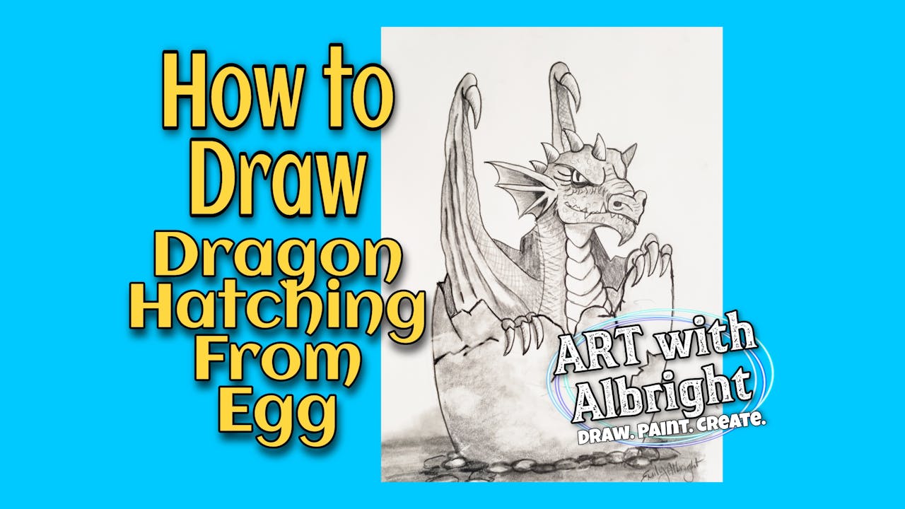Dragon Baby Hatching From Egg - Bring Dragons to Life: A Drawing ...