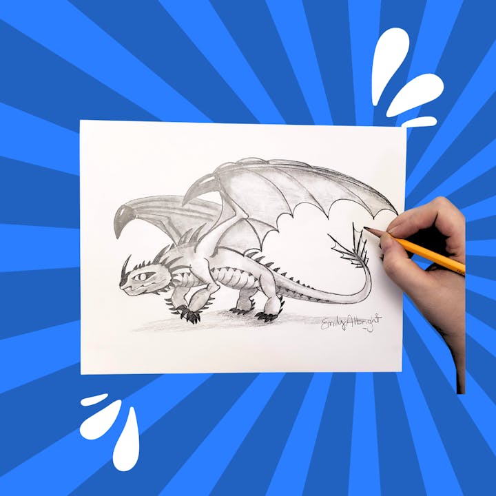 Learn How to Draw HTTYD Skrill Dragon - Dragons! A Drawing Collection ...