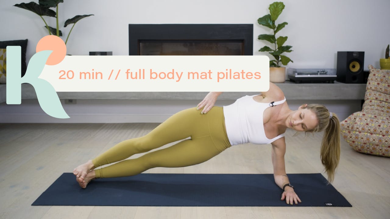 20 Minute Full Body Mat Pilates Workout (All Levels) - All Workouts ...