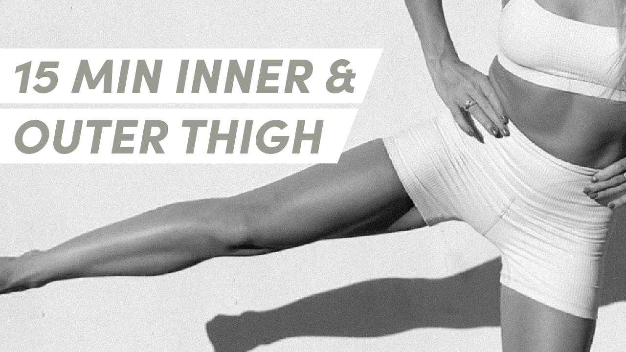 15 Minute Inner & Outer Thigh Workout - Pilates By Kerstin