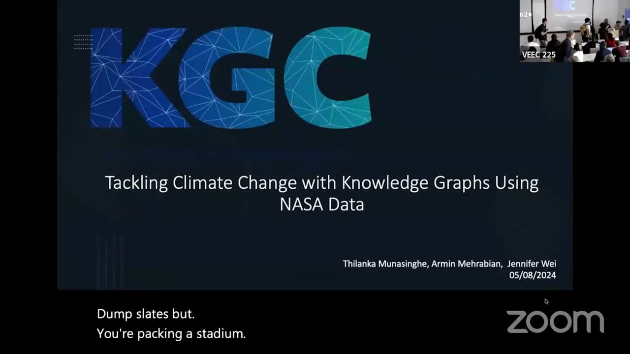 Tackling Climate Change with Knowledge Graphs Using NASA Data - The ...