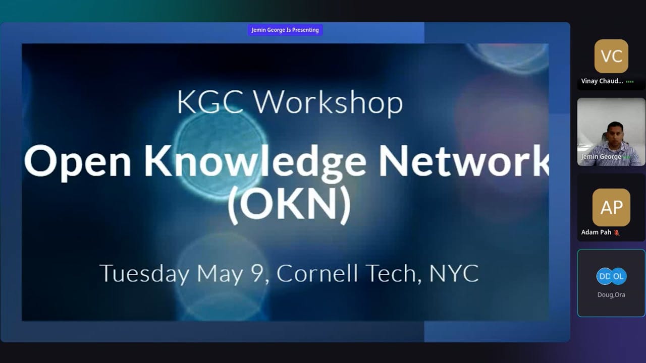 Workshop: Open Knowledge Network Part 1 - The Knowledge Graph Conference
