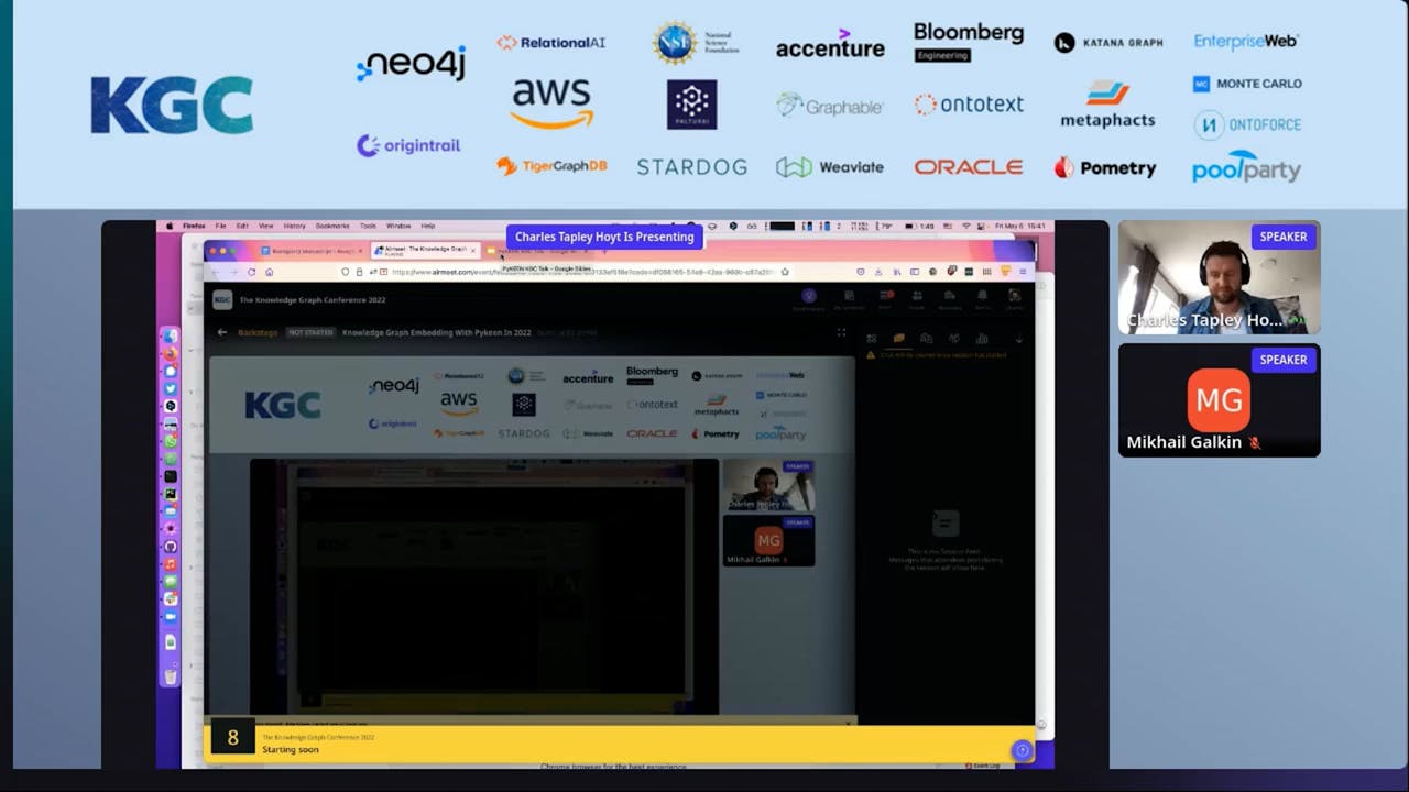 Knowledge Graph Embedding With Pykeen In 2022 - Knowledge Graph Conference