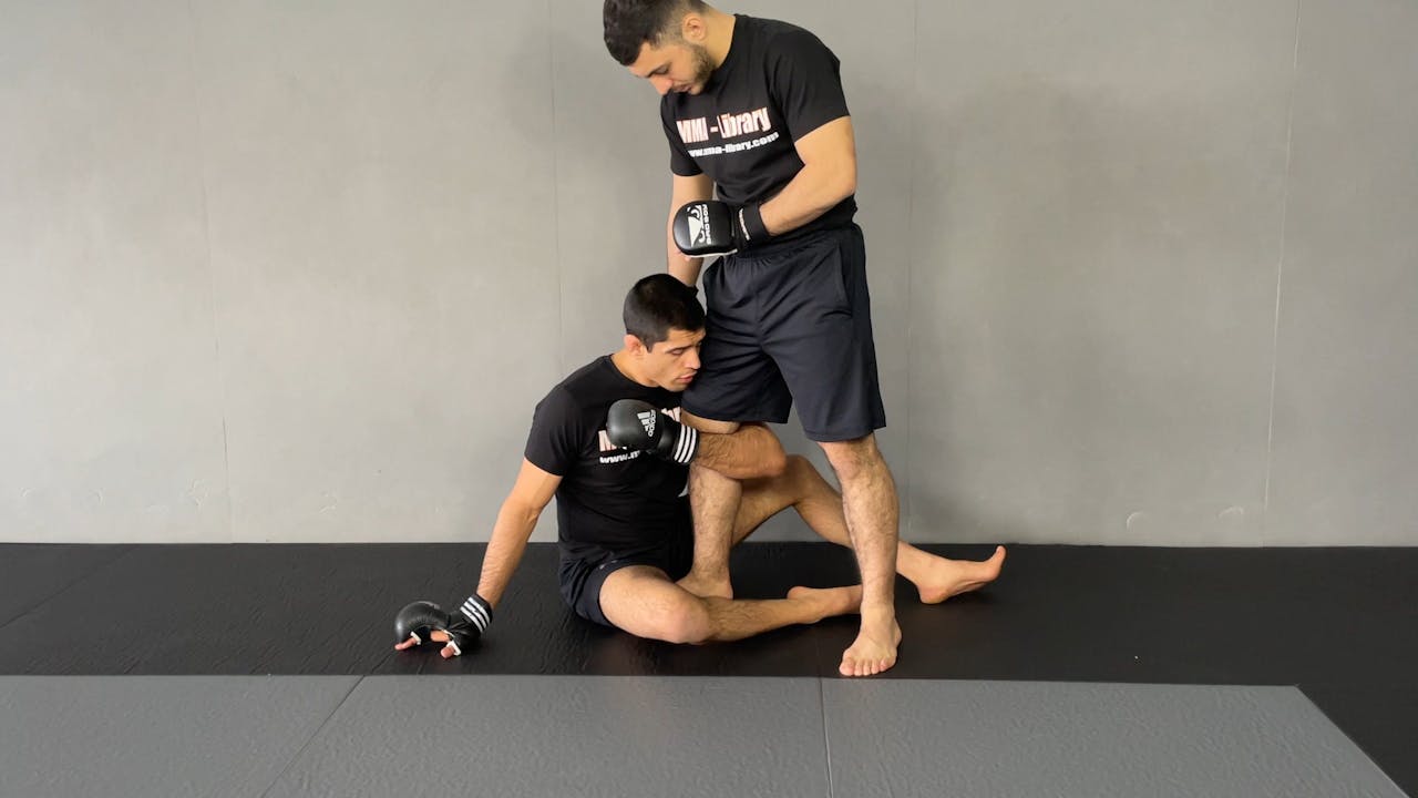 Drill für Open Guard Bottom Single Leg Entry - MMA Open Guard Bottom ...