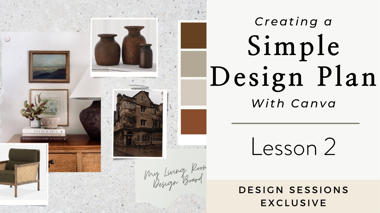 Creating a Simple Design Plan - Design Sessions