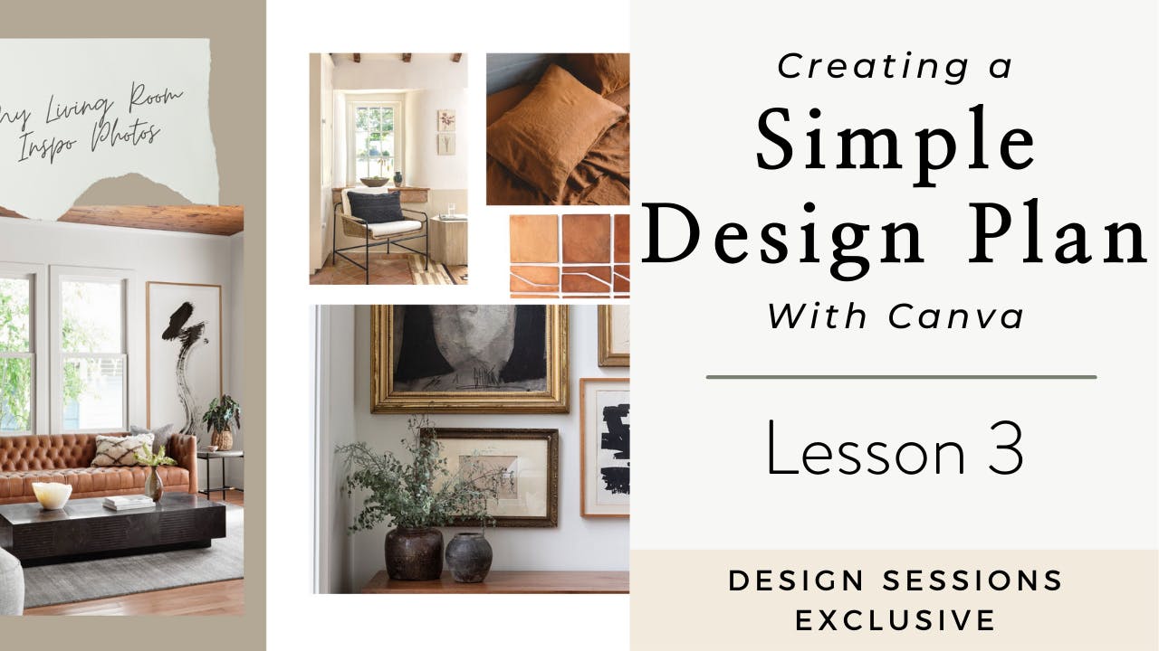 Lesson 3 - The Inspiration - Design Sessions