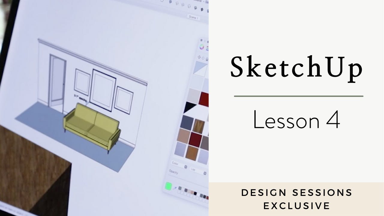 Lesson 4 - Learning the Keyboard Shortcuts - SketchUp Tutorial - Design ...