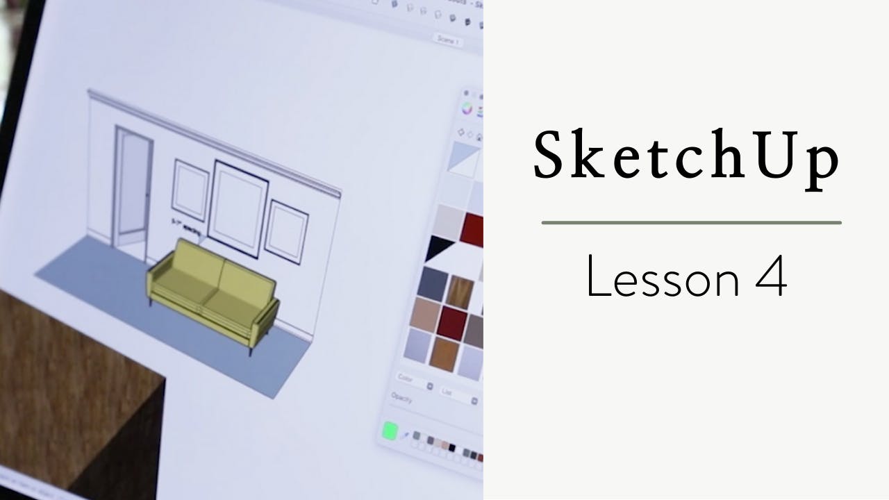 Lesson 4 - Learning the Keyboard Shortcuts - SketchUp Tutorial - Design ...