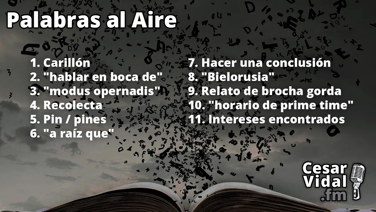 Palabras al aire - 04/03/24 - César Vidal TV