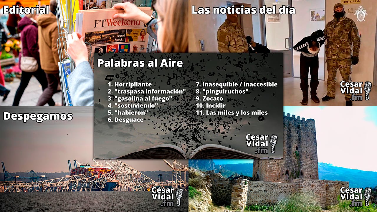 Programa Completo - 01/04/24 - César Vidal TV