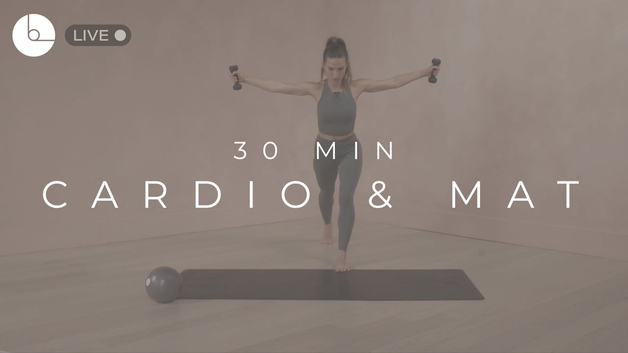 30 MIN : CARDIO & MAT - B The Method
