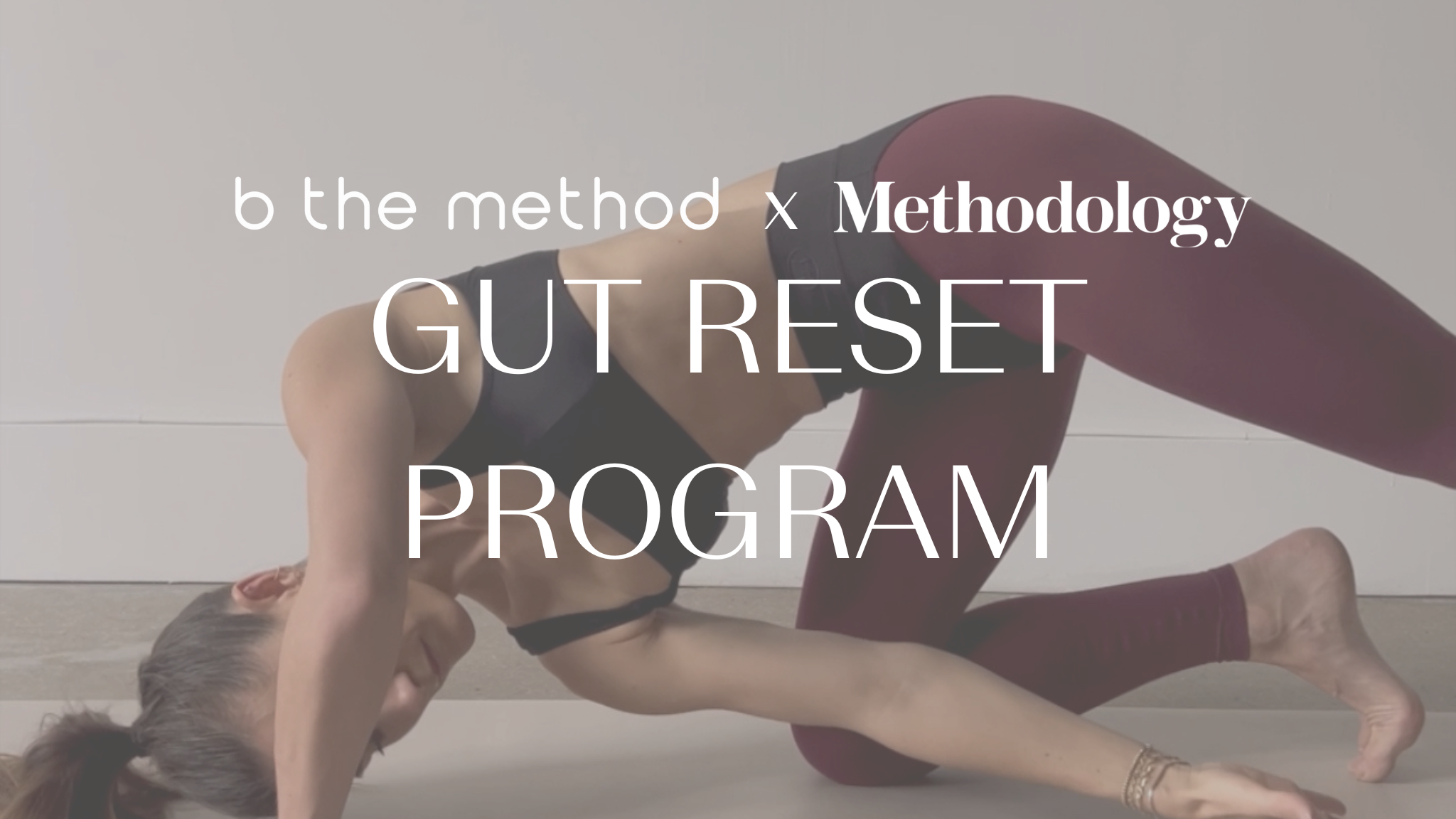 GUT-RESET PROGRAM - B The Method