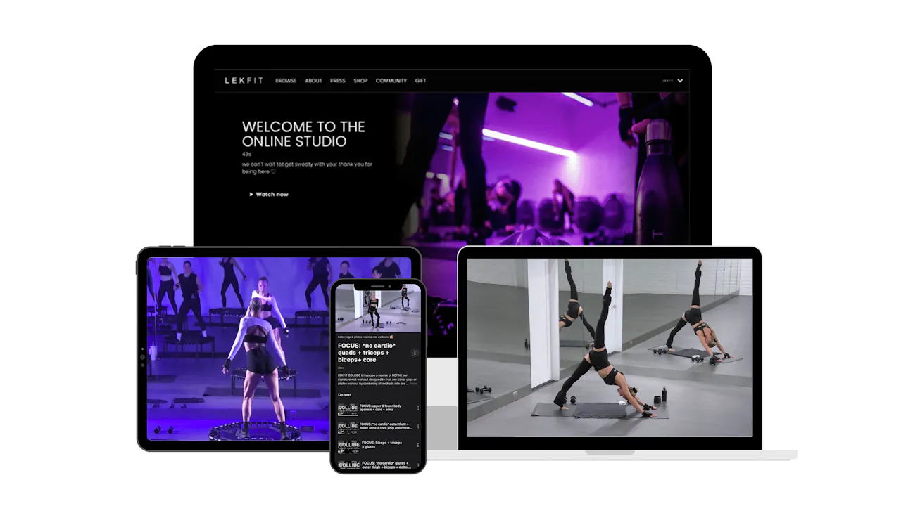 Sign in - THE LEKFIT ONLINE STUDIO