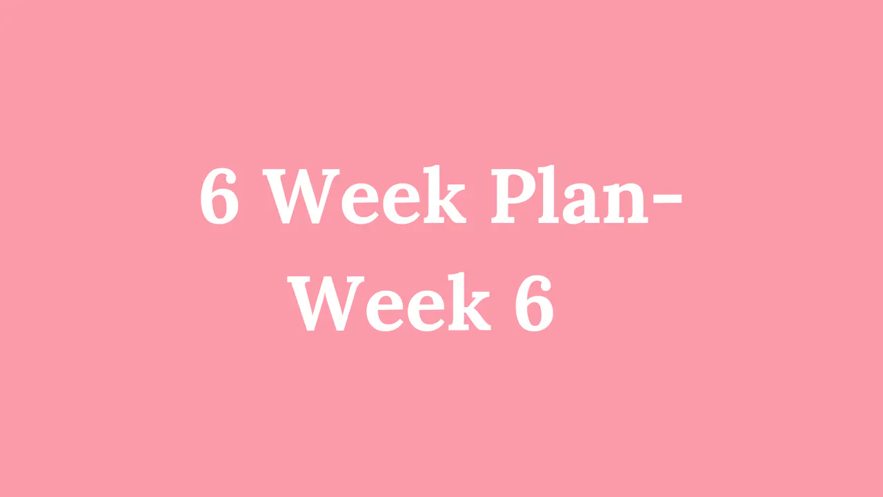6 Week Plan - Week 6: Stress Management - Little Adapts By Jax