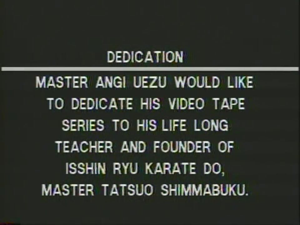 Isshin Ryu Bo Katas - Black Belt Drills