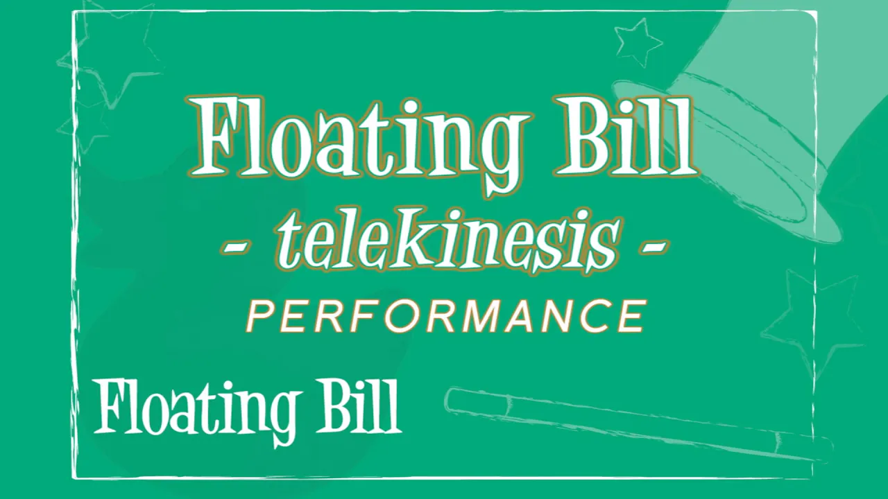 Floating Bill Over the Head - Master Magic Tricks