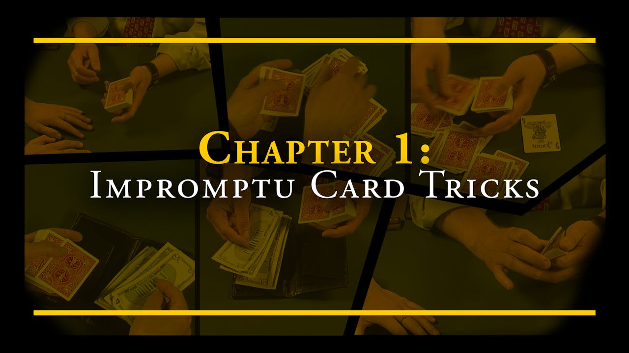 Chapter 1 - Misc. Impromptu Card Tricks - Master Magic Tricks