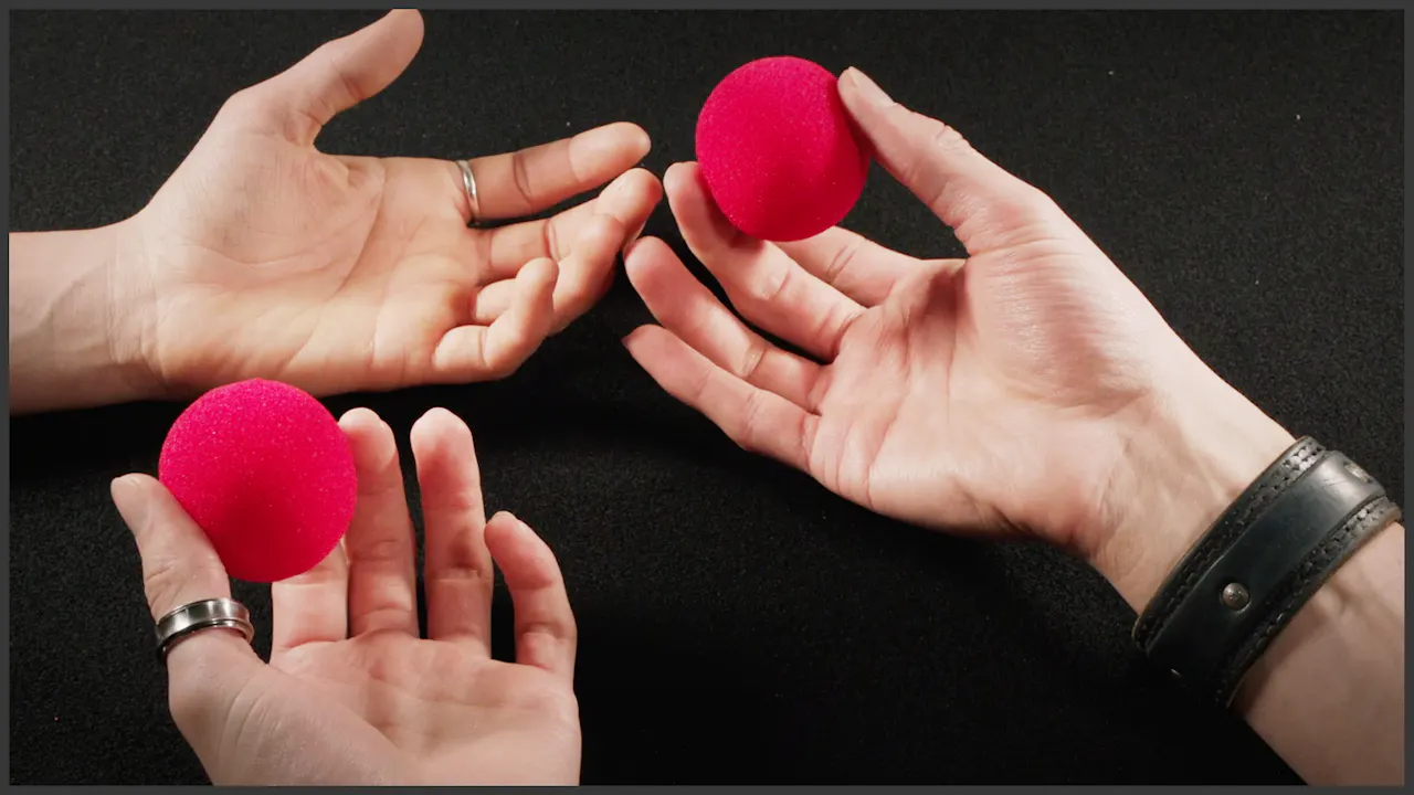 Sponge Ball Magic Routine - Master Magic Tricks
