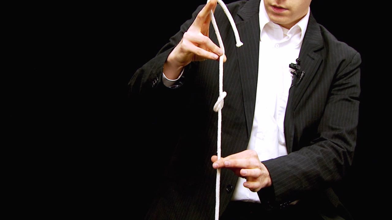 One Handed Knot - Master Magic Tricks
