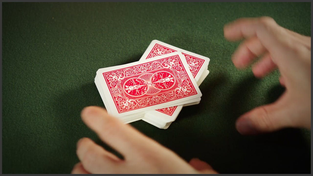 Push Through Shuffle - Master Magic Tricks