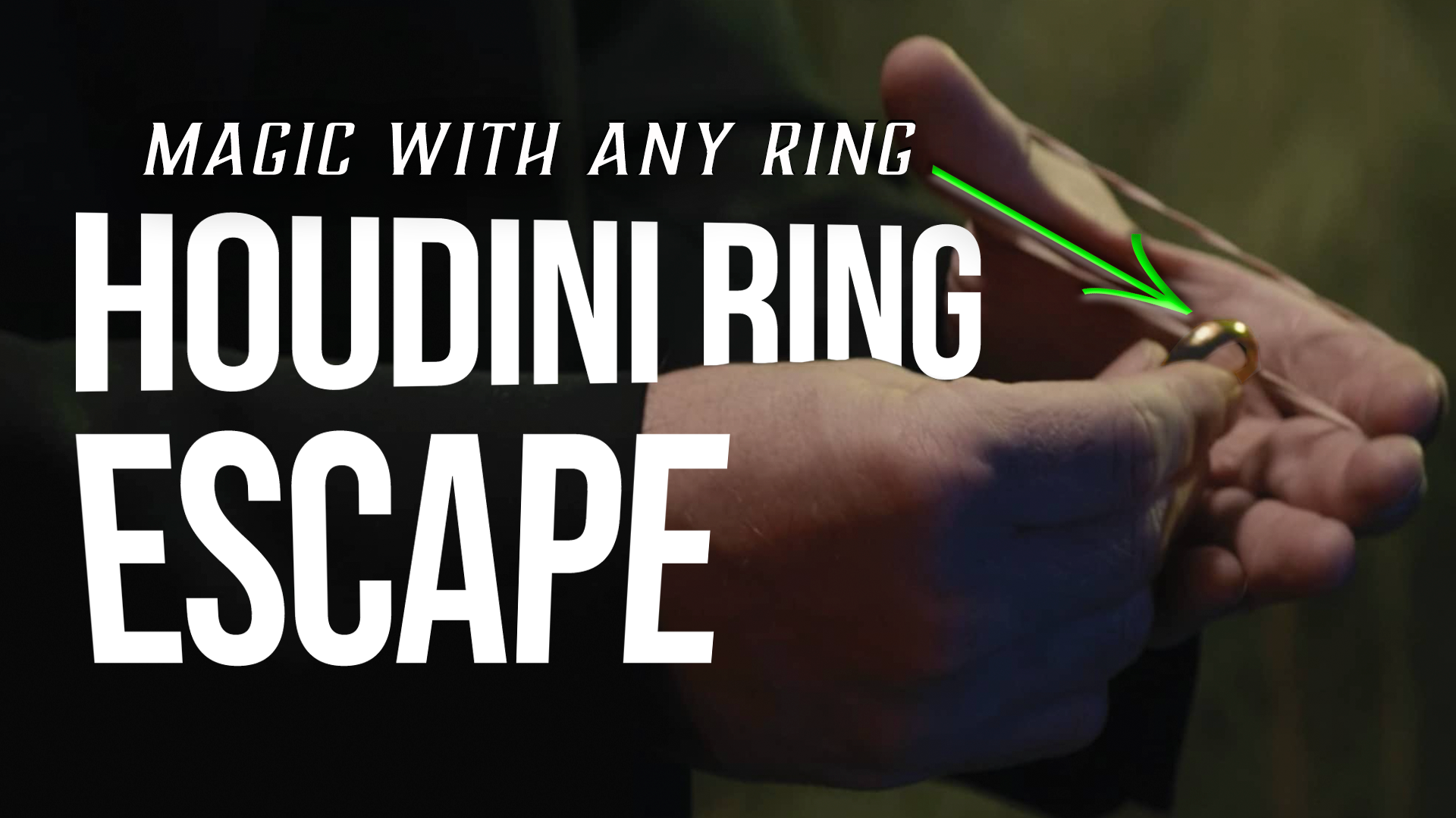 Houdini Ring Escape - Master Magic Tricks by Magic Makers