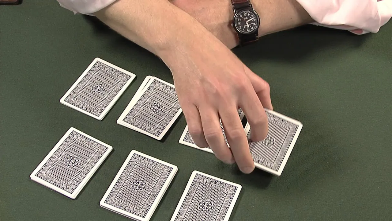 Little Heaps Of Card Master Magic Tricks