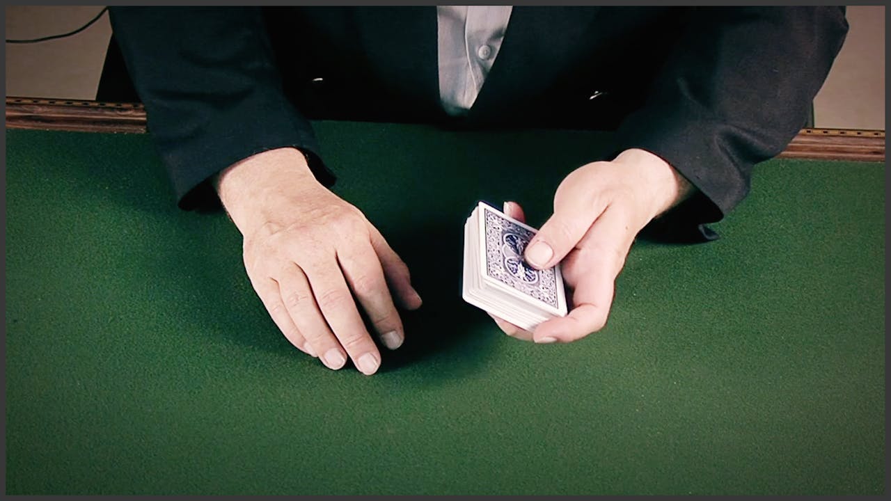 Position for Shuffle - Master Magic Tricks
